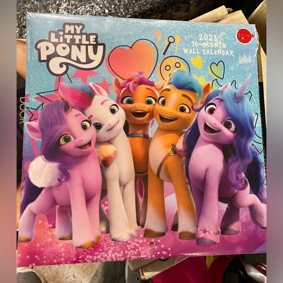 Other | My Little Pony 225 Wall Calendar 16 Month 10 X 20 | Poshmark